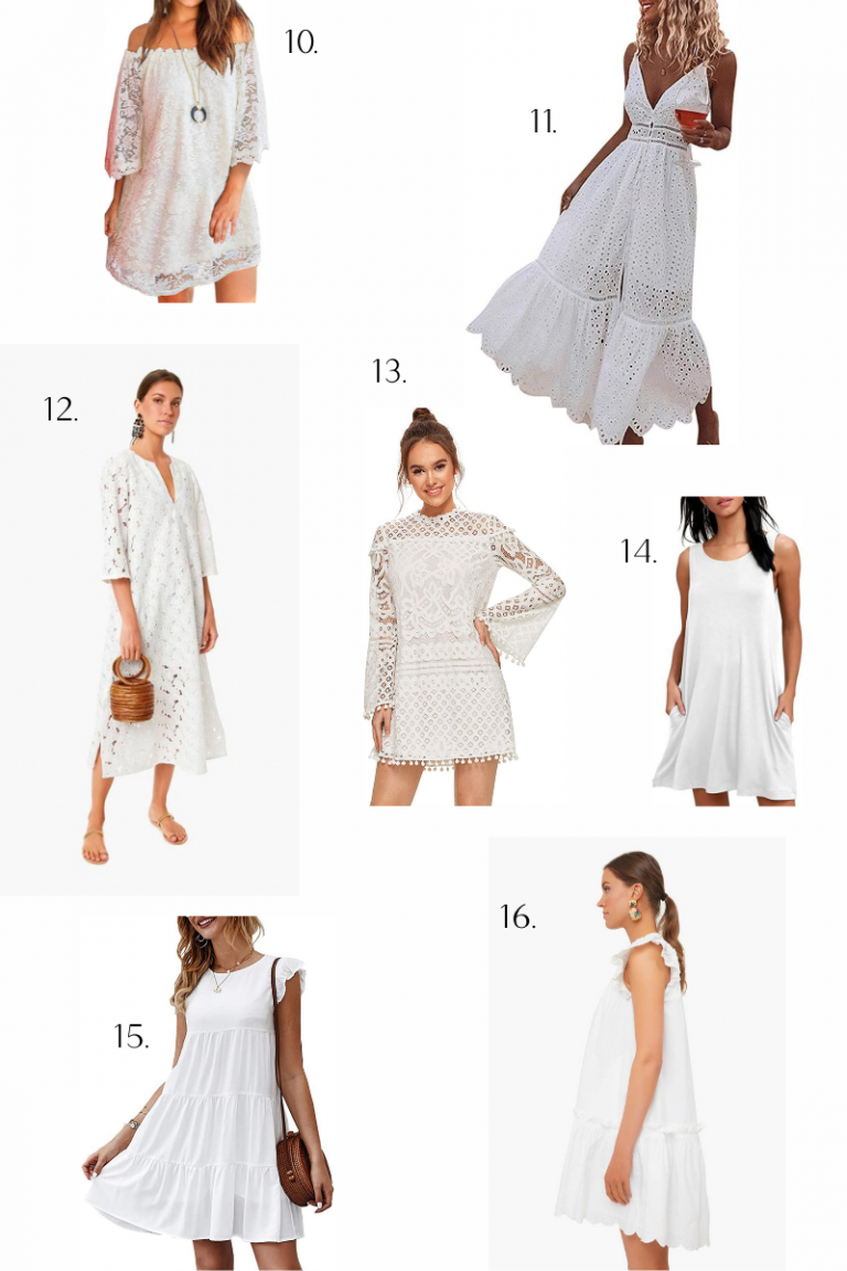 The Most Beautiful White Dresses For Spring - Life on Pineapple Lane